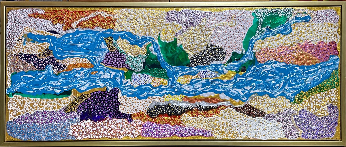 Abstracts’ Colorful Impact. John Woody’s Paintings are More than… | by ...