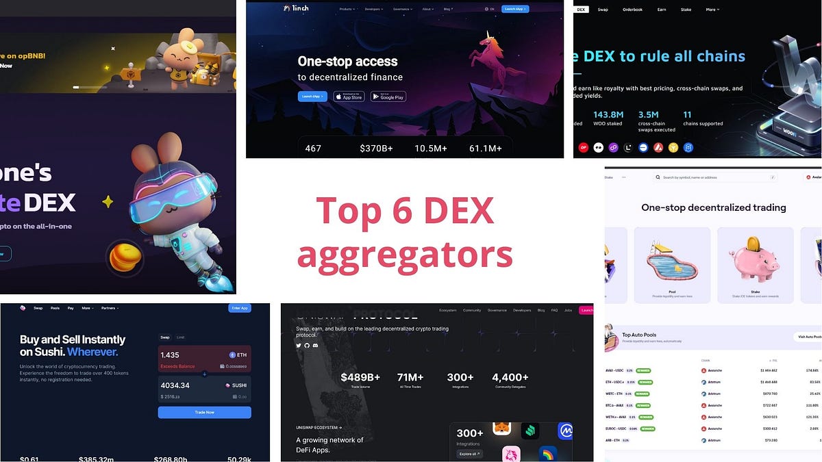 Топ-6 DEX 2023. This is my personal rating based on the… | by Jeka Kahanyk | Medium