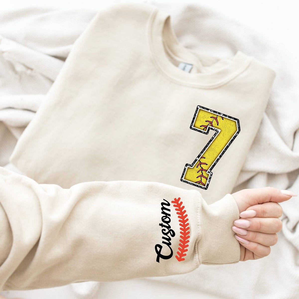 Custom Softball Sweatshirt, Softball Mom Crewneck, Softball Sweatshirt ...