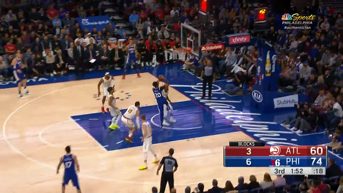 Sixers Markelle Fultz Dunk vs Hawks | by David Malandra Jr | Medium