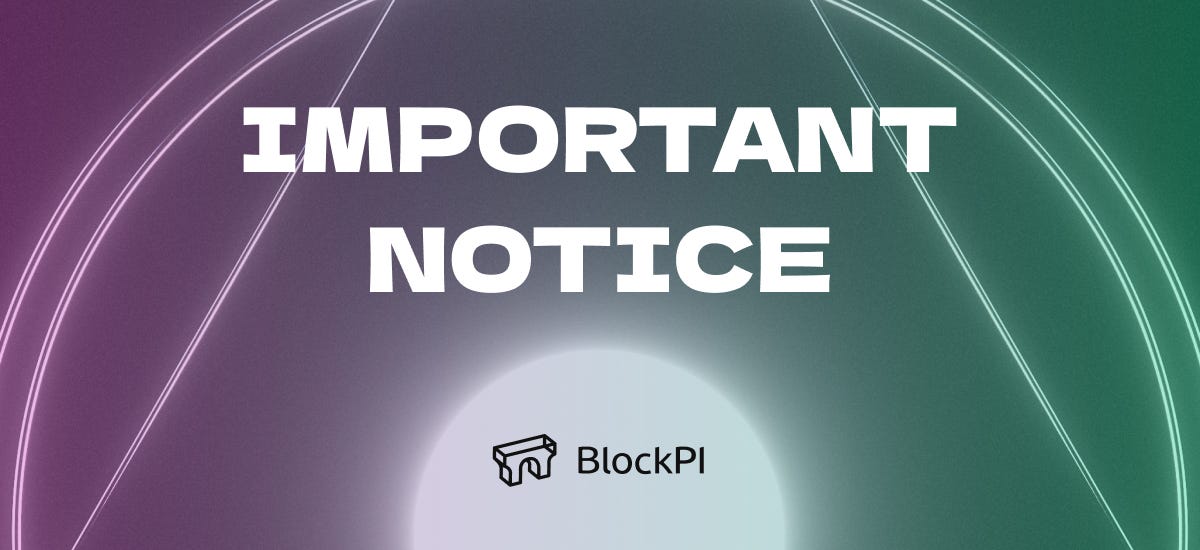 Important Notice: Request Rate Changes for BlockPI Services | by BlockPI Network | BlockPI ...