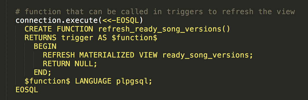 The Benefits of Materialized Views (and how to use them in your Ruby on Rails project) | by Ryan ...