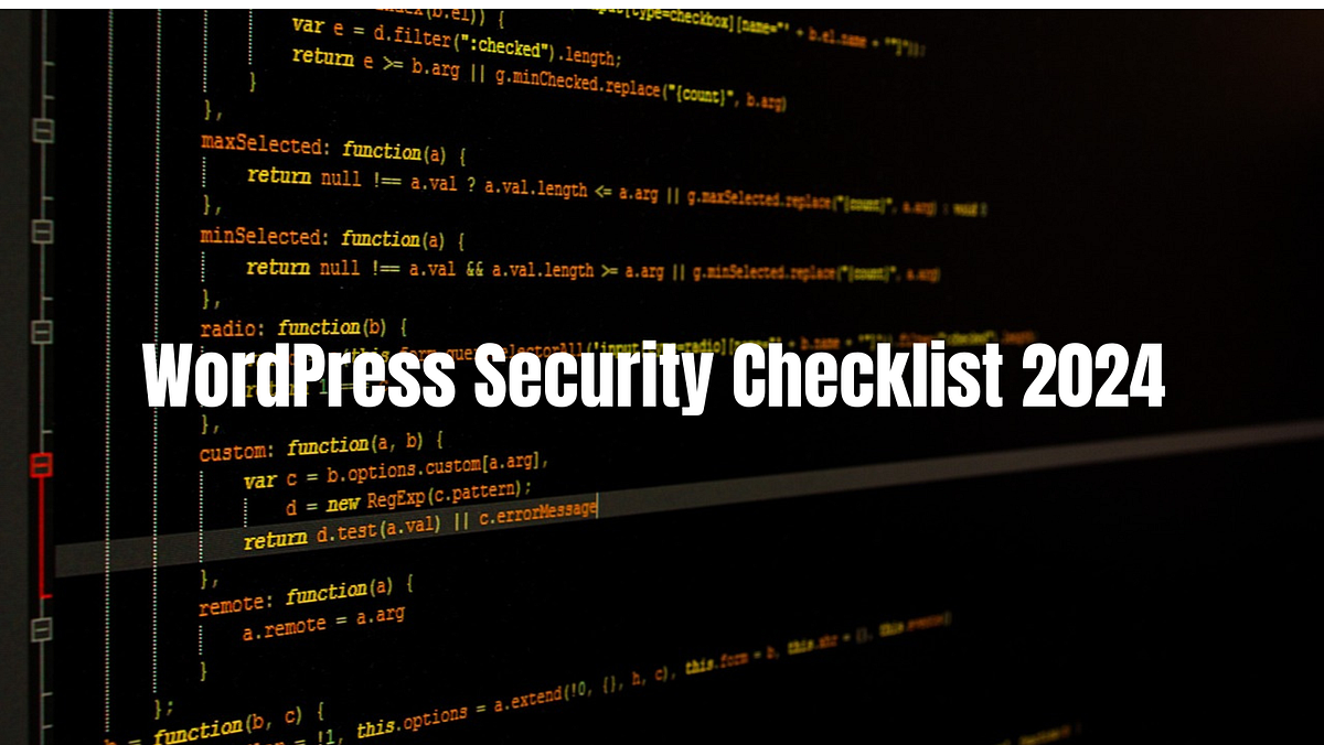WordPress Security Checklist 2024 | by InfoRox | Medium