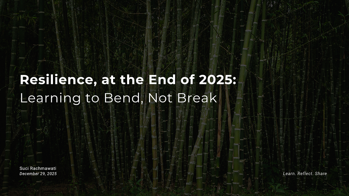 Resilience, at the End of 2025: Learning to Bend, Not Break | by Suci ...