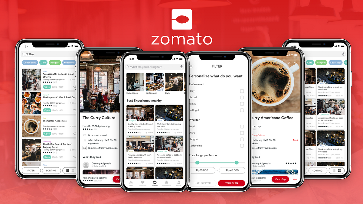 Zomato Redesign for Better Experience | by Gemmy Adyendra | Medium