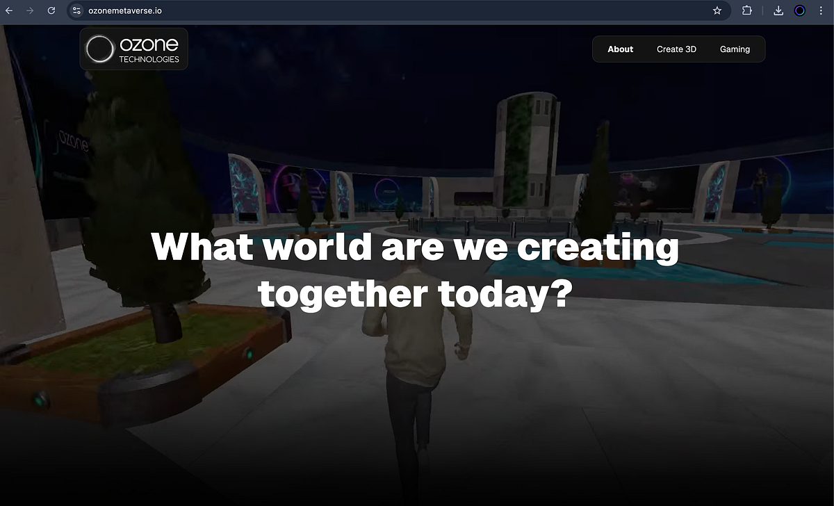 Ozone Metaverse Unveils a Bold New Website: Redefining 3D Creation, Gaming, and AI-Driven Worlds ...