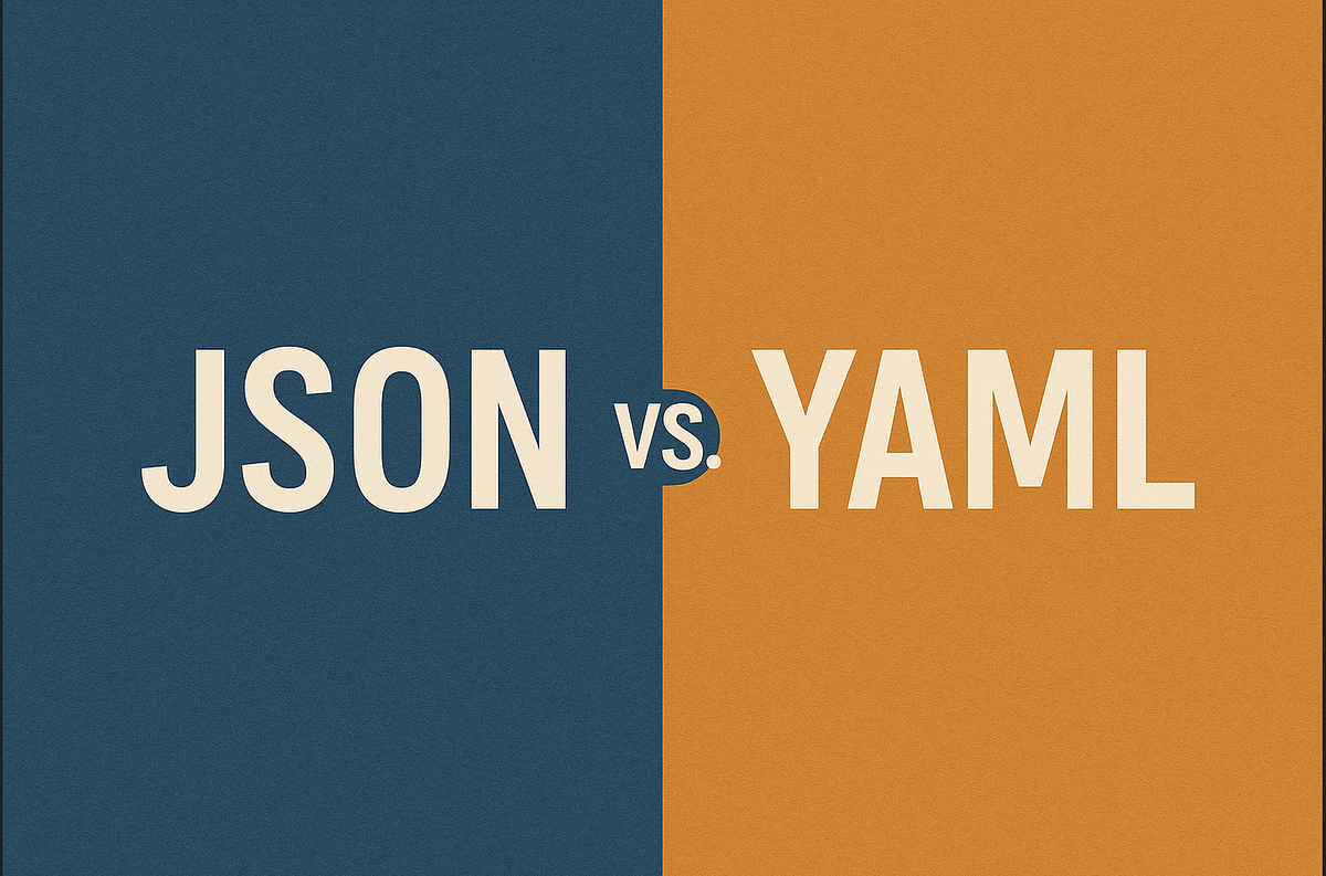 JSON vs. YAML. Choosing the Right Data Serialization… | by Tihomir Manushev | Jun, 2025 | Medium