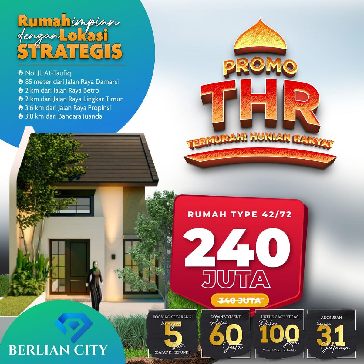Hunian Sidoarjo Paling Dicari Lokasi Strategis Terbaru. - Rumah Sidoarjo - Medium