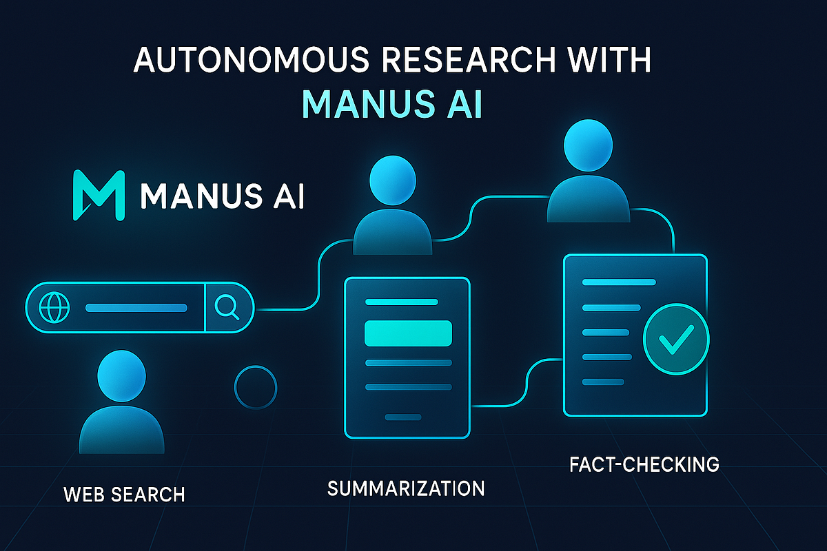 How Manus AI Let Me Build a Fully Autonomous Web Researcher with Zero Prompt Tuning | by Bhagya ...