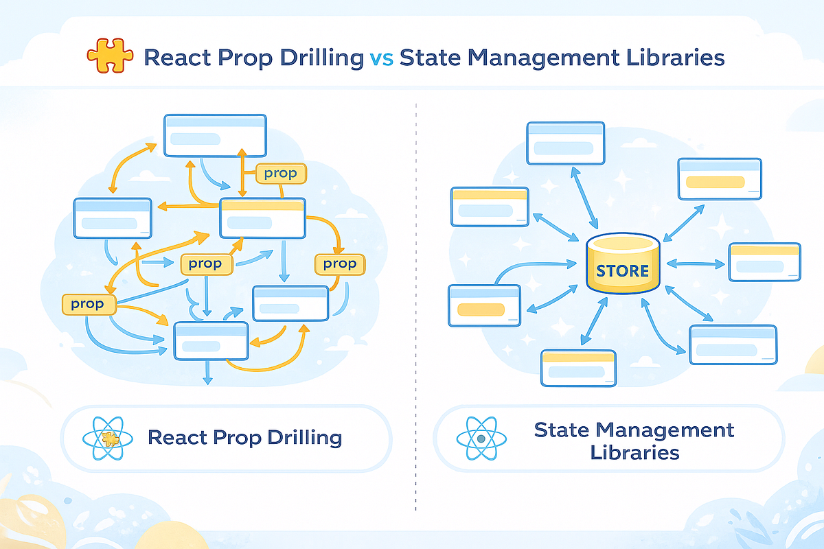 React Prop Drilling vs State Management Libraries — Pros and Cons Explained Simply 🧩 | by Akiko ...