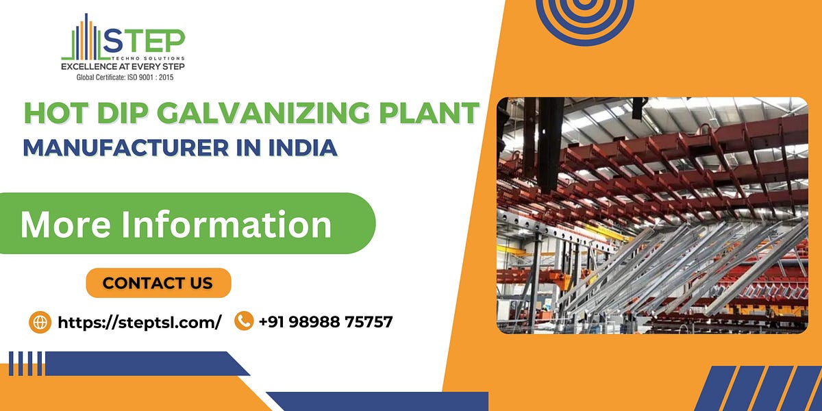 Hot Dip Galvanizing Plant manufacturer — STEP® Techno | by Step® Techno ...