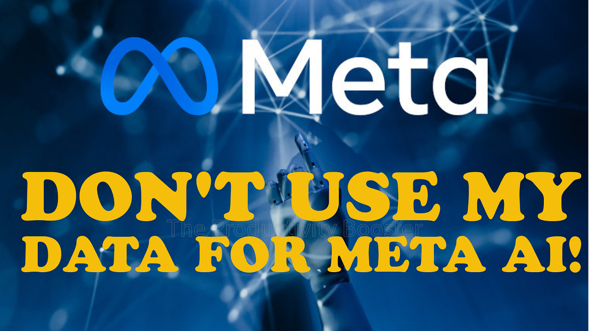 How to Stop Meta From Using Your Data on Facebook to Train Their AI ...