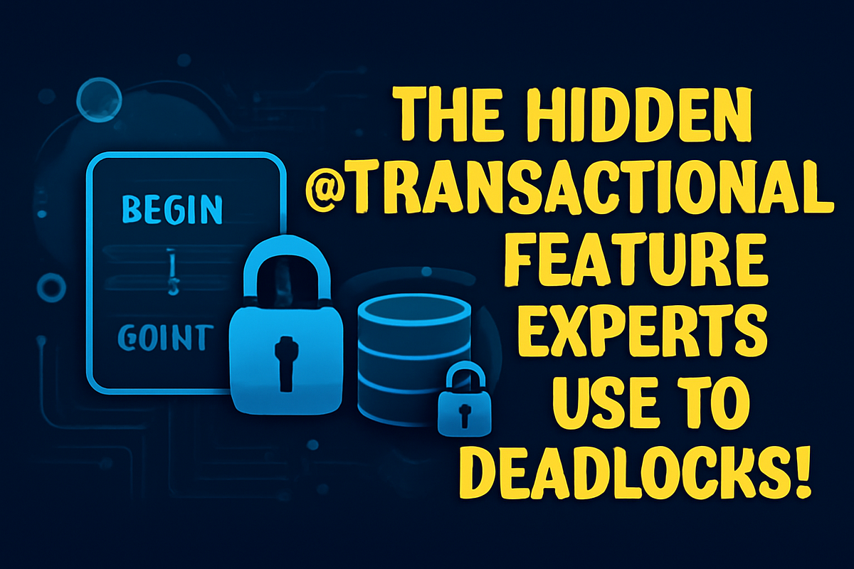 The Hidden @Transactional Feature Experts Use to Avoid Deadlocks! | by The Code Alchemist | Medium