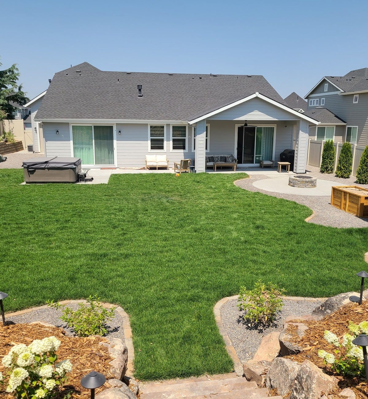 Transforming Outdoor Spaces with Fine Grade Concrete and Landscaping ...