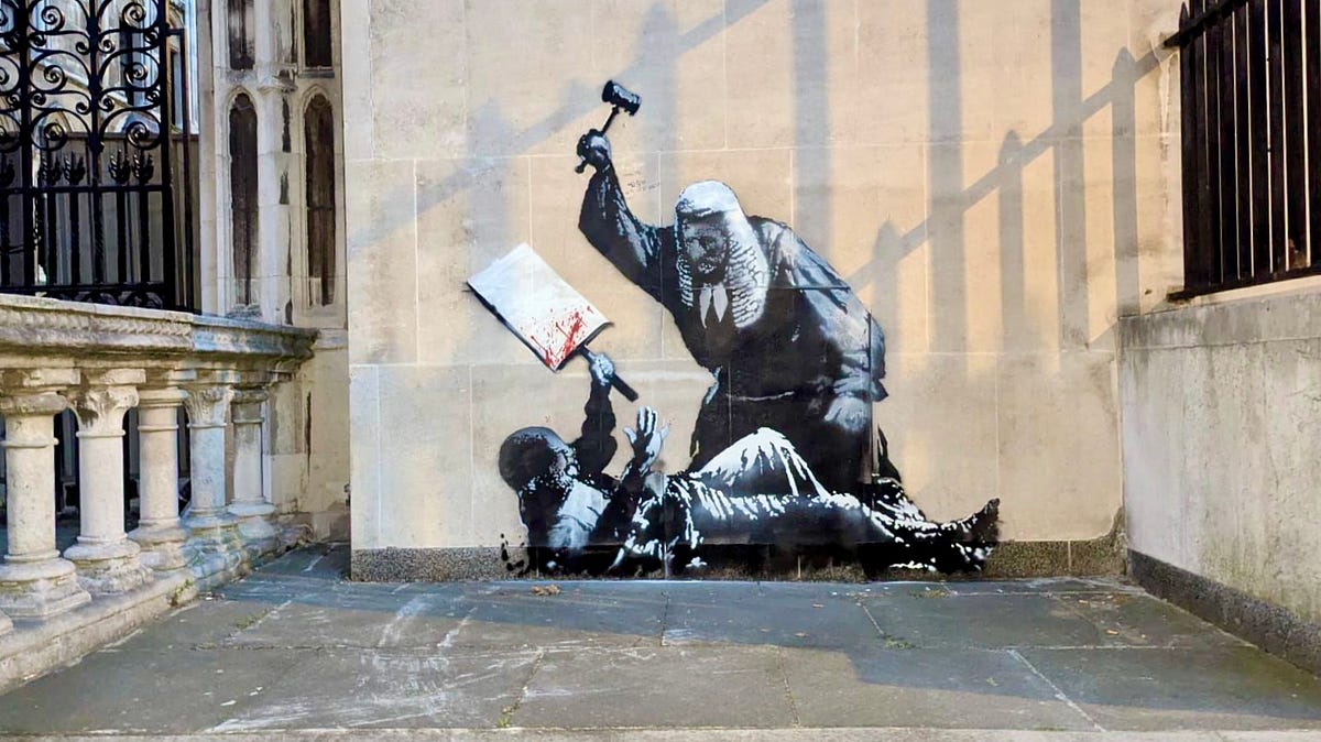 The Censorship of Banksy: A Cover-up of Art? Or a Cover-up of Fascism ...
