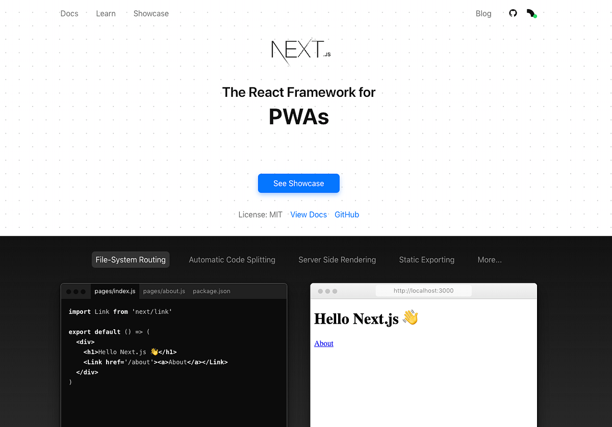 How Next.js helped me understand react framework | by Griffiths Sibeko ...