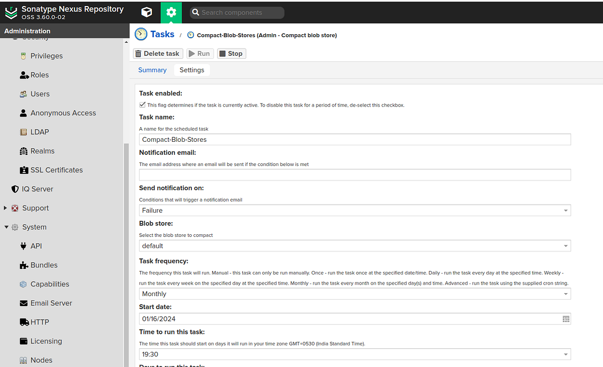 Nexus Disk Clean up policies - Milan Dikkumburage - Medium