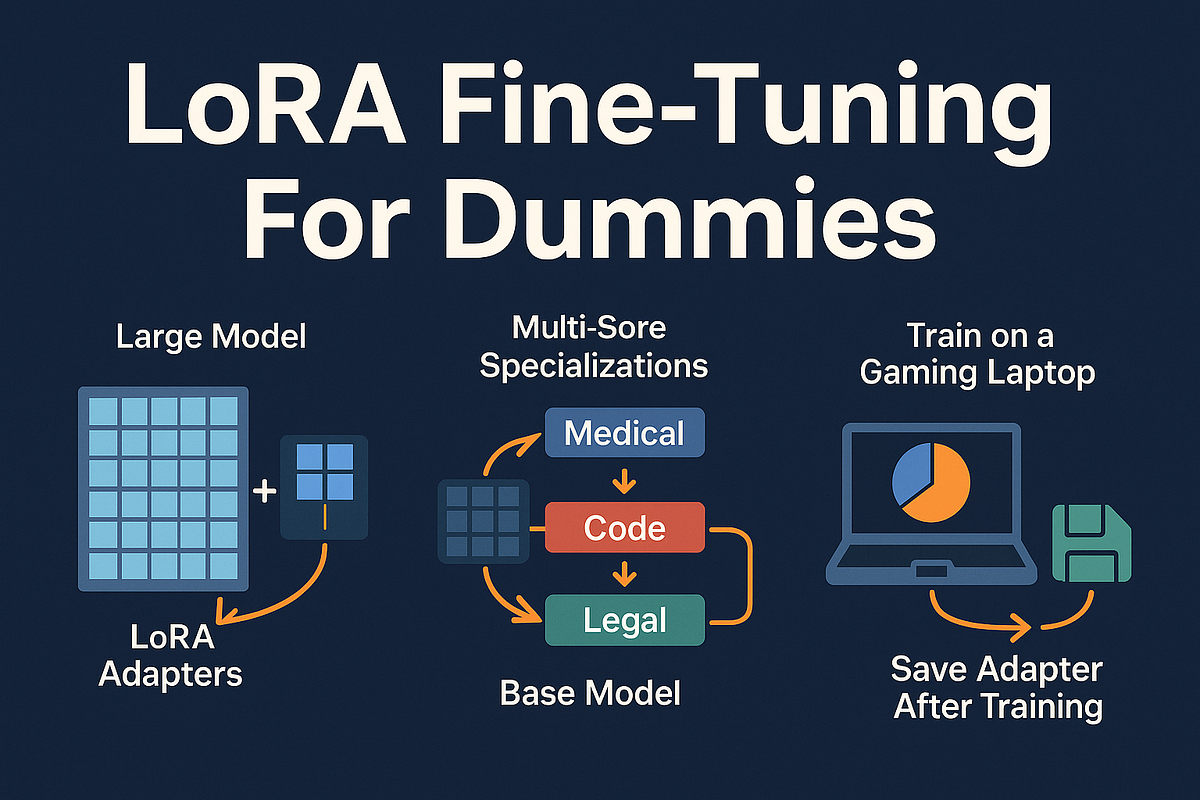 LoRA Fine-Tuning: Adapt 70B Models on a Laptop | Medium