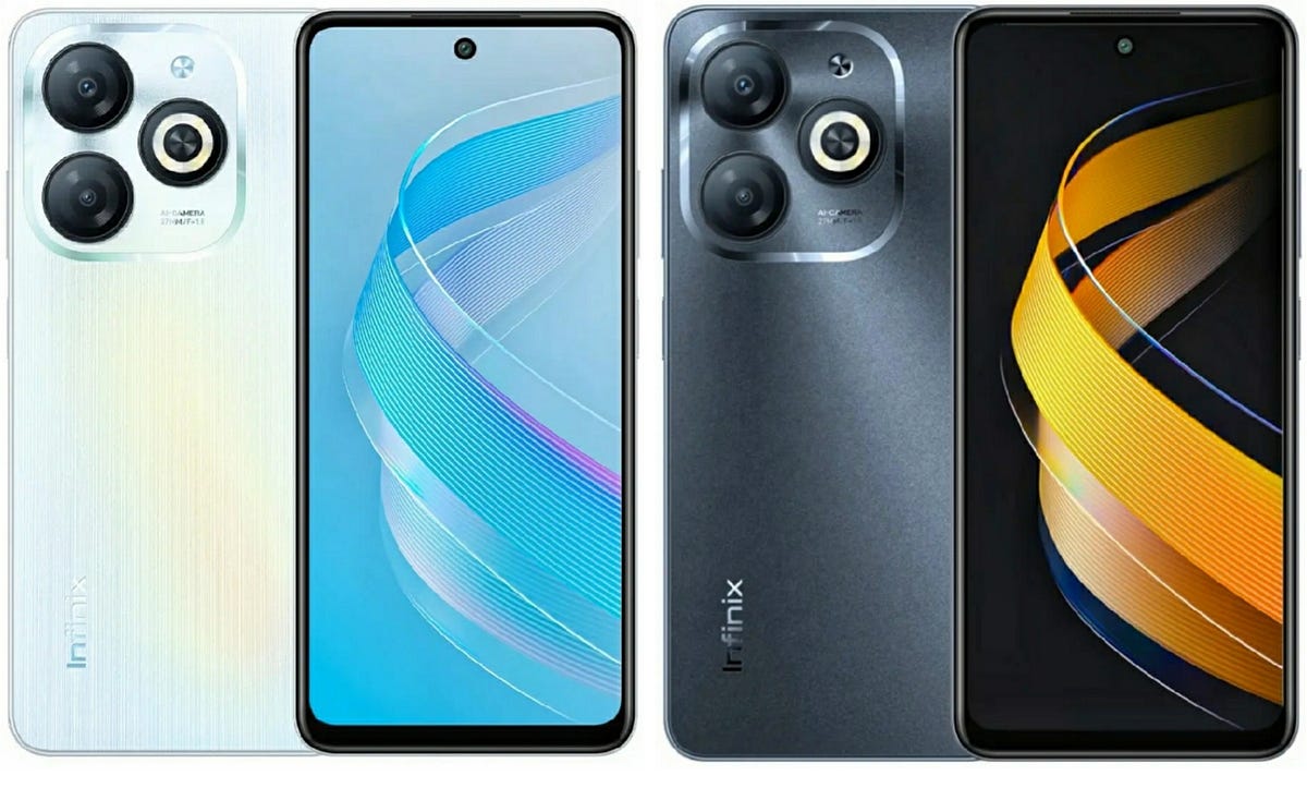 The Infinix Smart 8 has a 6.6-inch IPS LCD display with a refresh rate ...