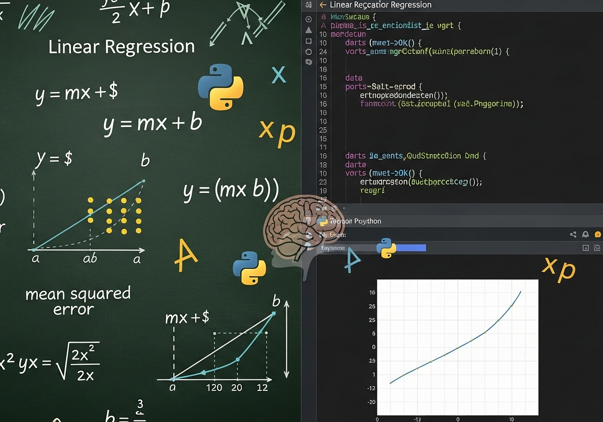 🧠 Linear Regression from Scratch in Python — Math, Code, and Visuals | by WeDev | Jul, 2025 | Medium