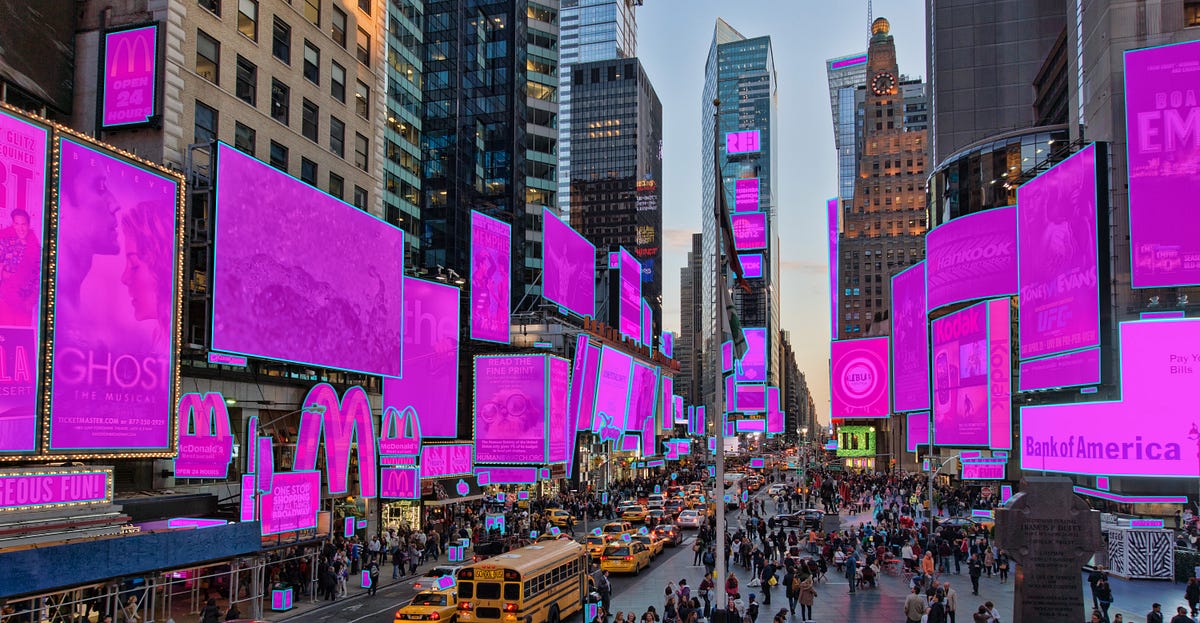 Augmented Advertising. DeleteAd overwrites Ads IRL | by Matt Reed | Medium