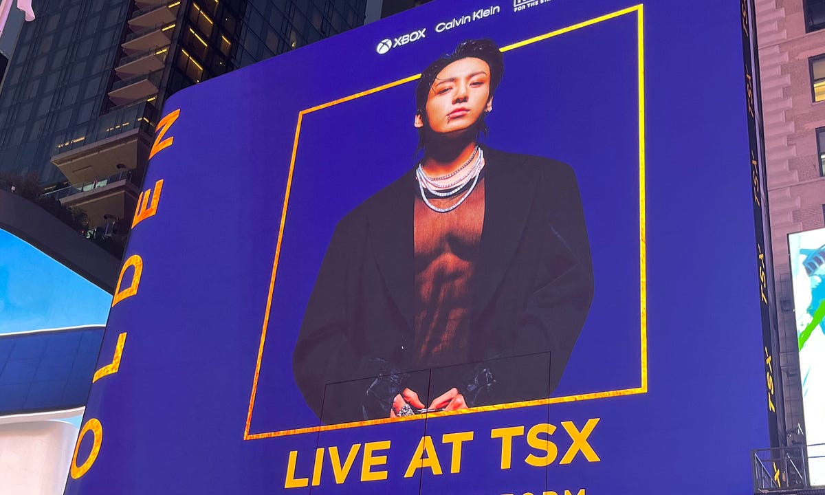 Jung Kook Takes Over Times Square | by Amaya Graham | Medium