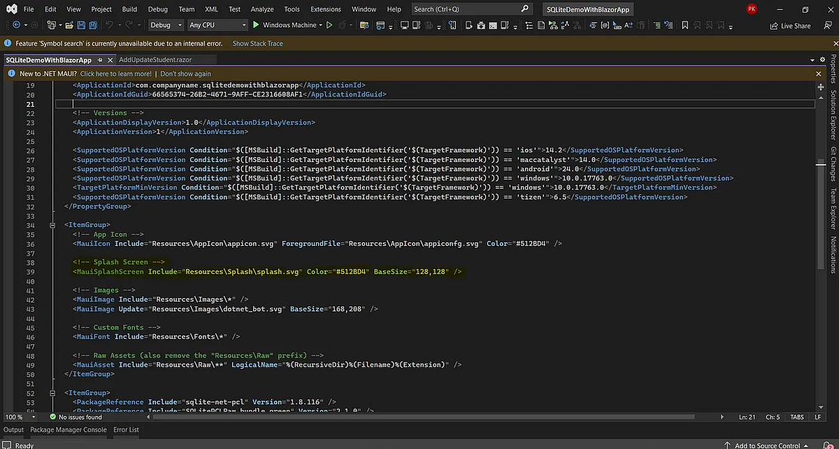 Crud Operation in MAUI Blazor Hybrid App using SqlLite | by Praveen Kumar KS | Medium