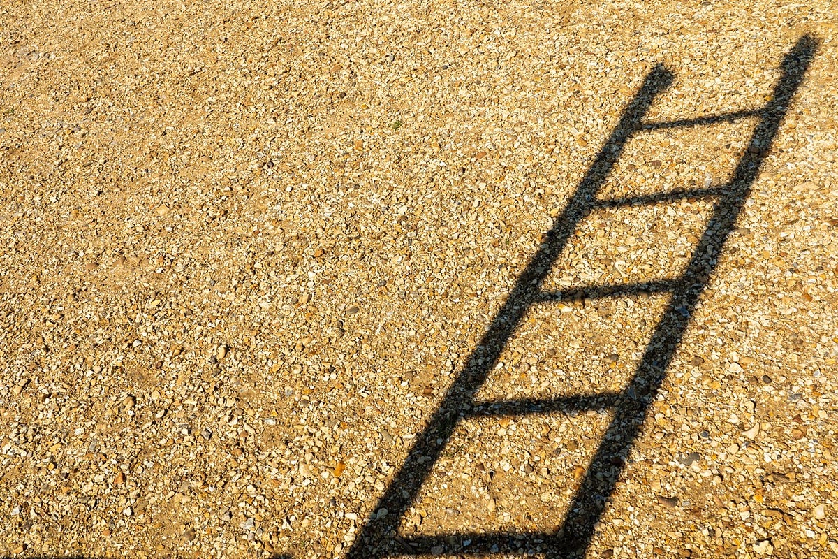 Climbing down the ladder. The only way is up. | by Erikjan Lantink | Medium