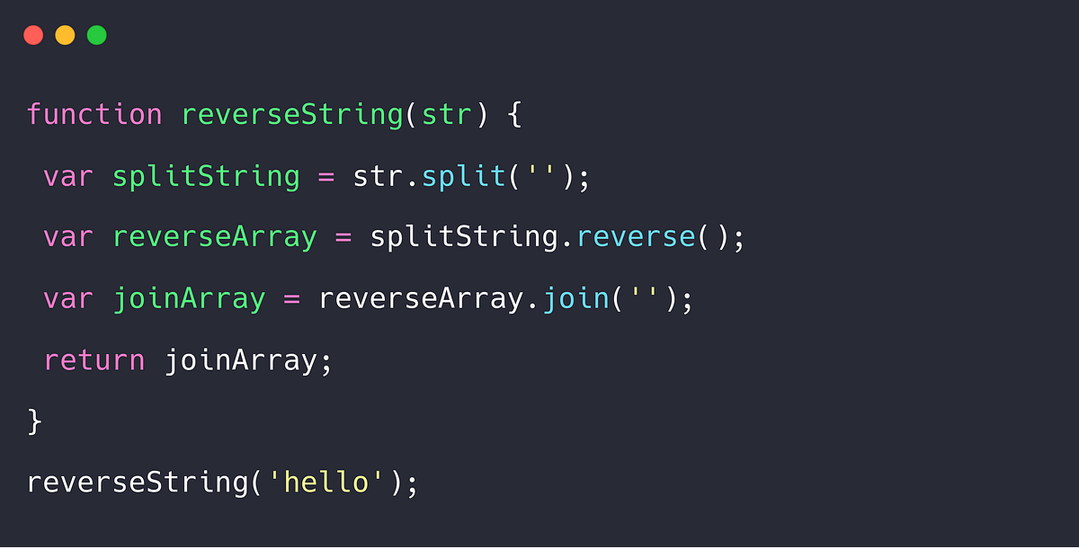 JavaScript: Tiga Cara Reverse String | by Aufa Billah | Aufa Billah ...