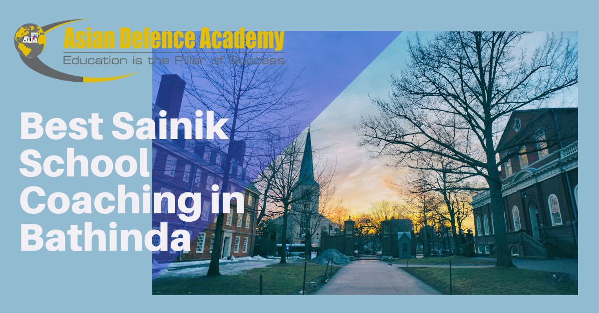Asian Defence Academy: Pioneering Sainik School Coaching Excellence in ...