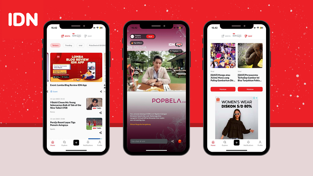 Aplikasi IDN App: Cara Baru Baca Berita Terkini Ala Gen-Z | by Uswatun Khasanah | Jun, 2023 | Medium