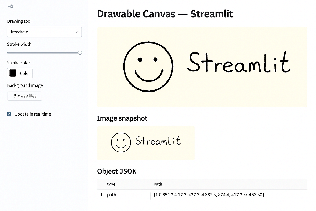 Interactive Drawing in Streamlit: Leveraging for Visual Annotation and ...