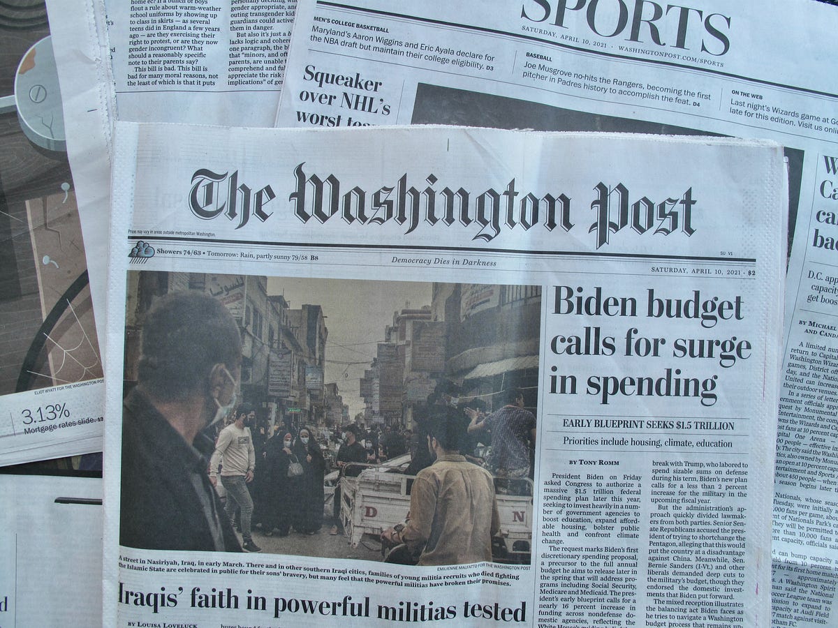 A REAL Newspaper — How I Miss It | by Hank Dunn | Medium