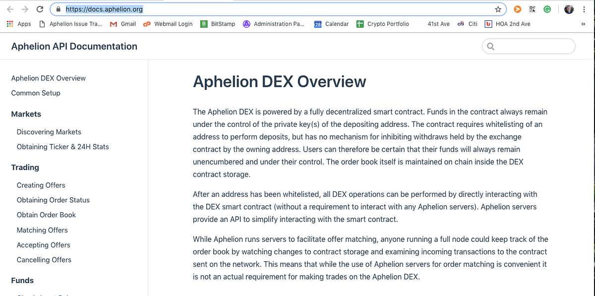 Aphelion DEX API Documentation Now Available | by Aphelion DEX | Medium