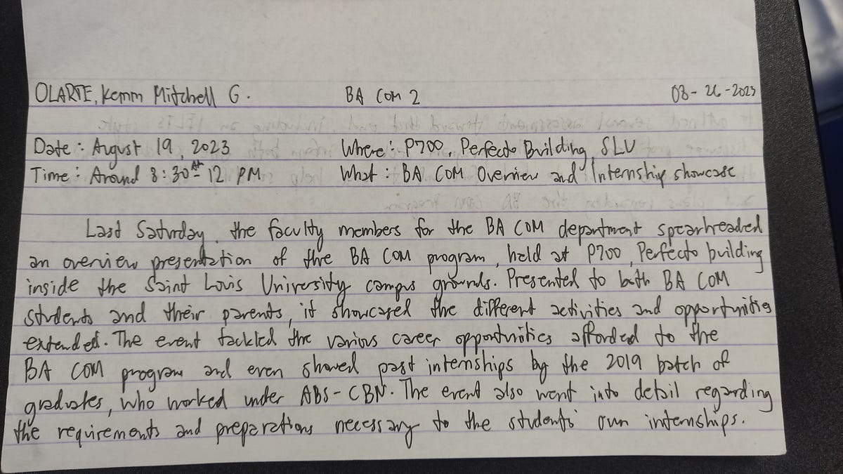 A Look Into My Years Ahead. I had chosen my program, BA… | by Kemm ...