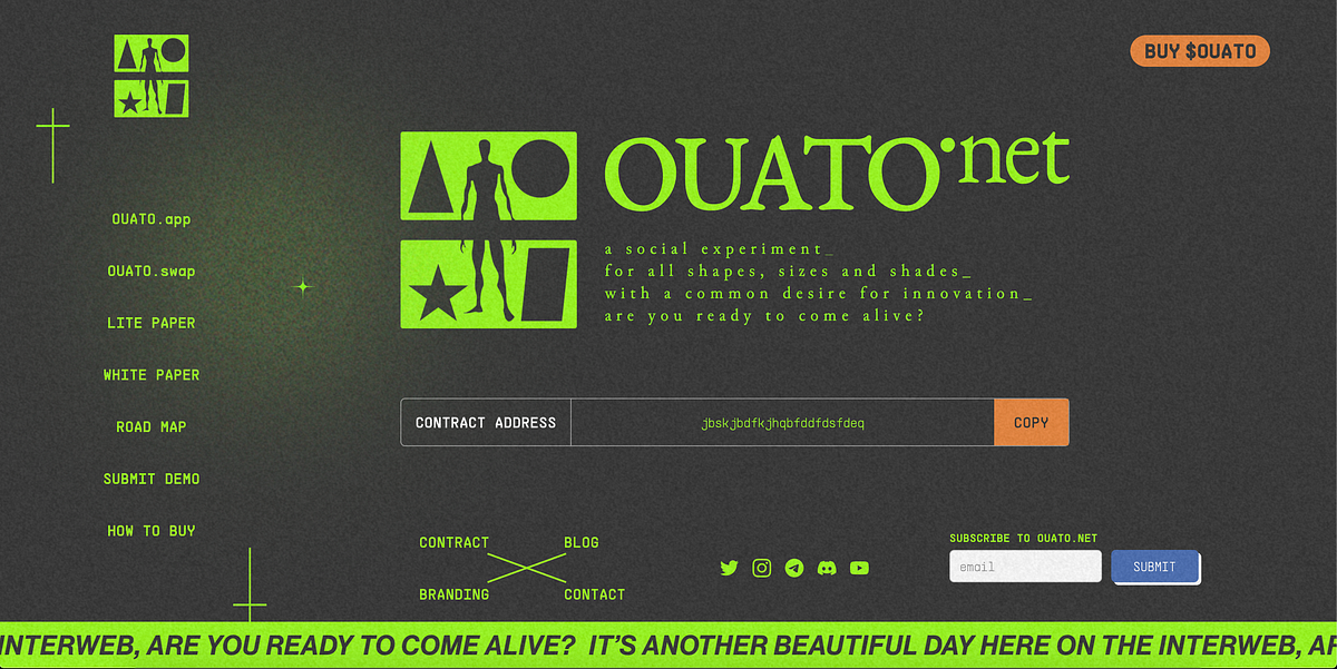 OUATO.net is LIVE!. Our beautiful baby, our online abode… | by Tom Noah ...