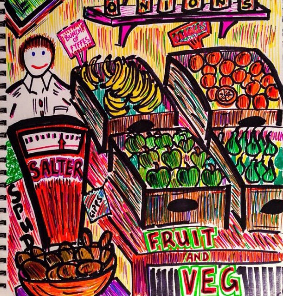 The corner store was Gipps, a fresh fruit and veg store, well actually ...