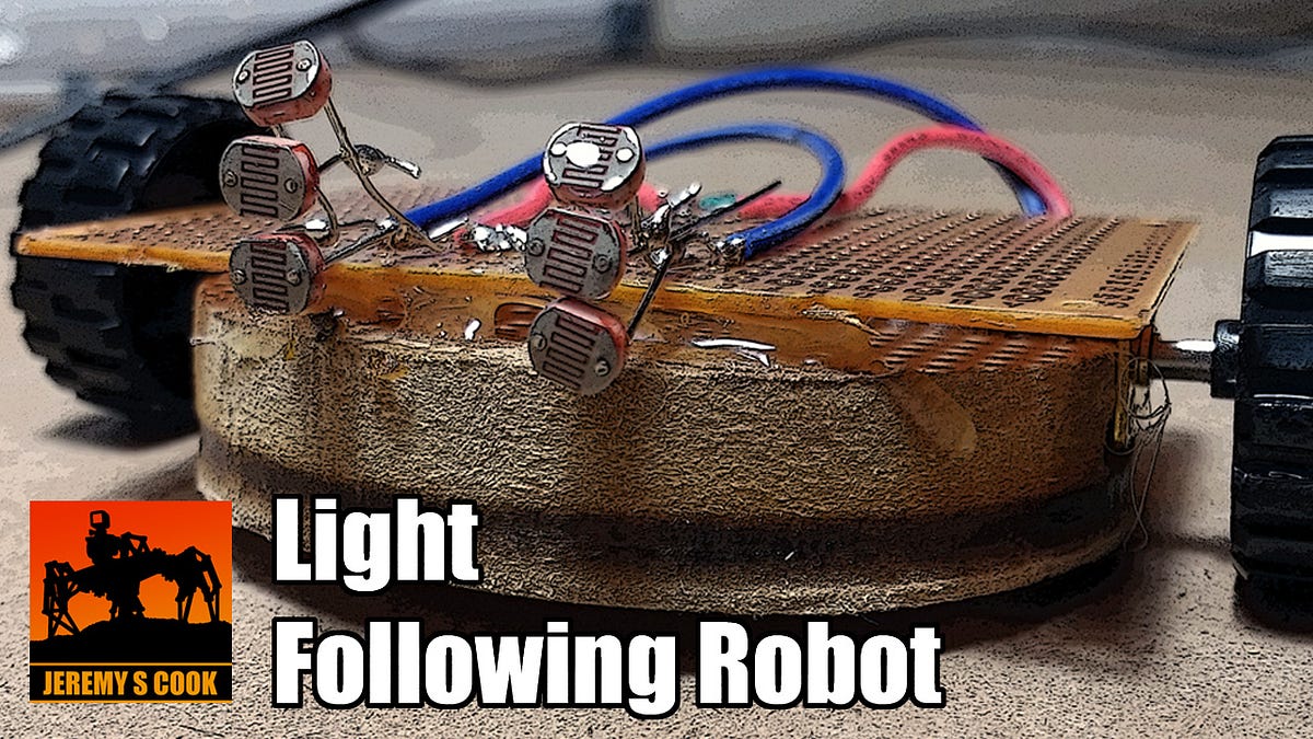 Light Following Robot is Extremely Simple | by Jeremy S. Cook | Medium