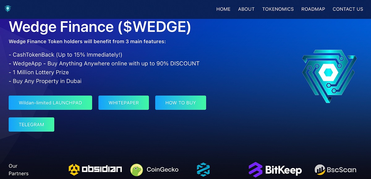 Wedge Finance Token — A Revolutionising Concept of e-Crypto Commerce ...