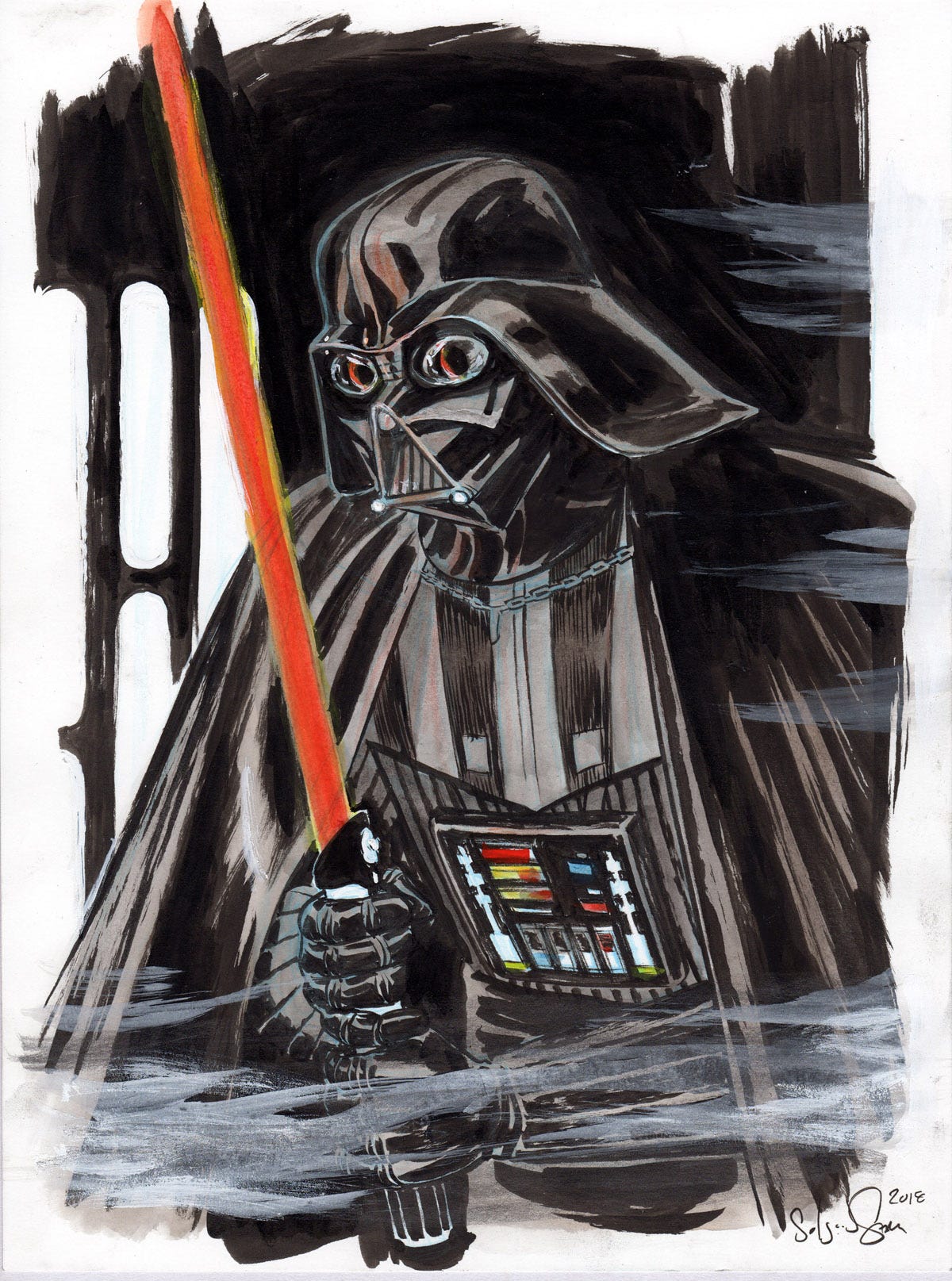 Mirage and Vader. Just got back from the Ottawa Comic… | by Salgood Sam ...