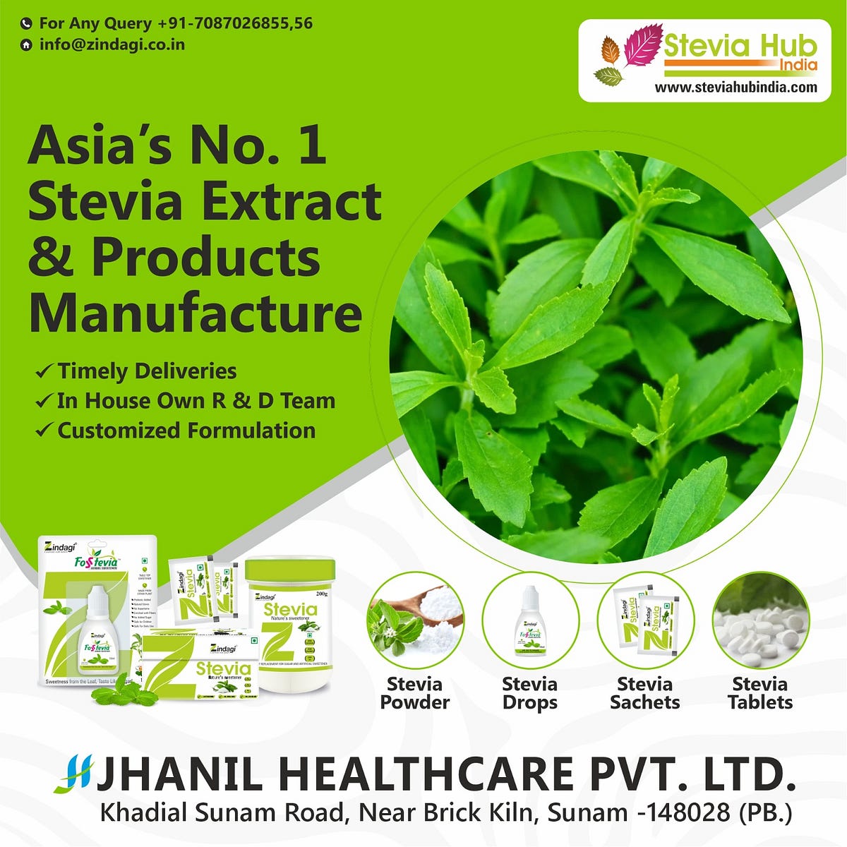 Image by Stevia HUb inDIA Stevia Hub India — Partner with us for top ...