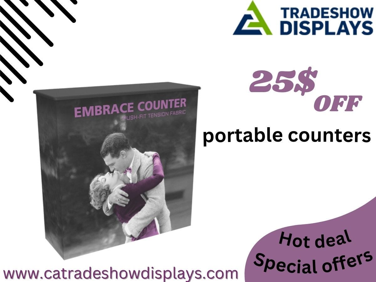 Creating Dazzling Portable Counters| Usa - Catradeshow Display - Medium