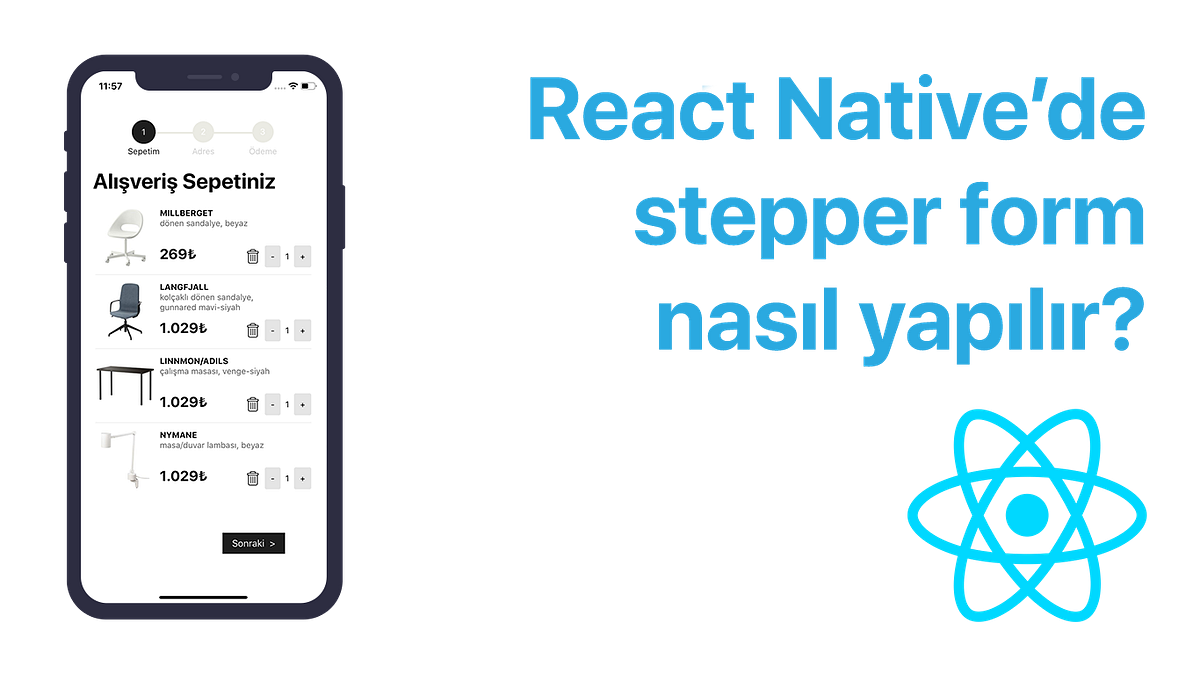 React Native’de stepper form nasıl yapılır? | by Zafer Ayan | Medium