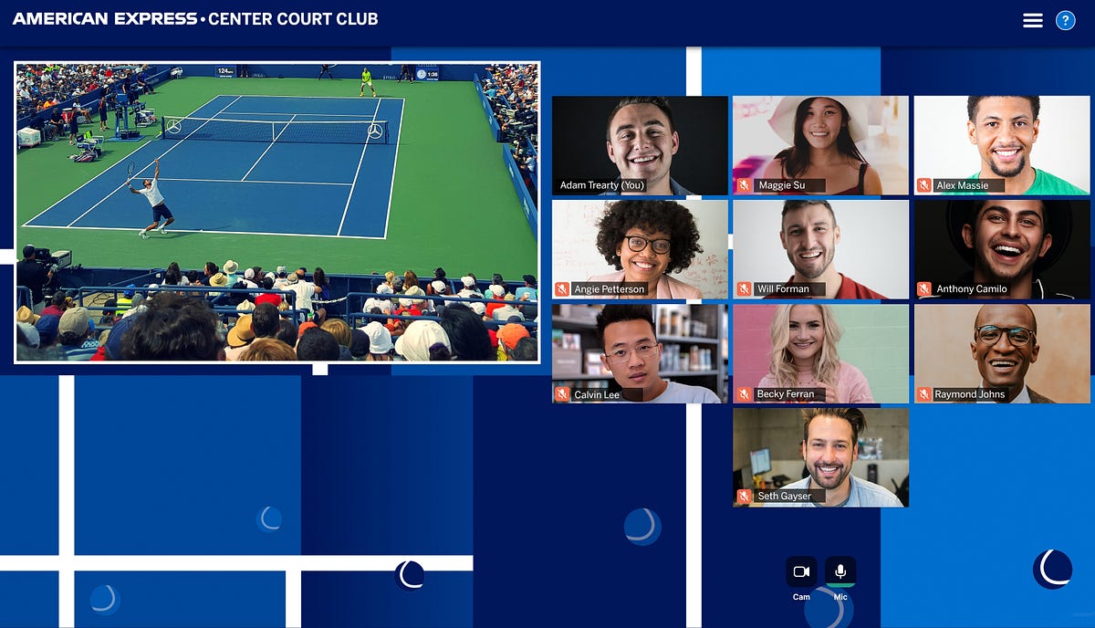 American Express Announces Virtual Center Court Club During US Open ...