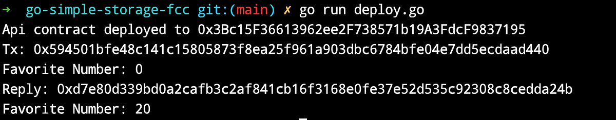 Deploy Solidity Contract using GoLang — Go-Simple-Storage-FCC | by Kunal Sagar | Coinmonks | Medium