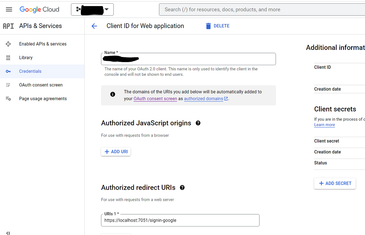 Authenticating a .NET 6 Server Side Blazor app with Google OAuth. | by Kyle Andersen | Medium