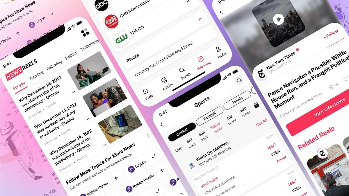 Newsreels App: Transforming News Consumption — A UX Case Study | by ...