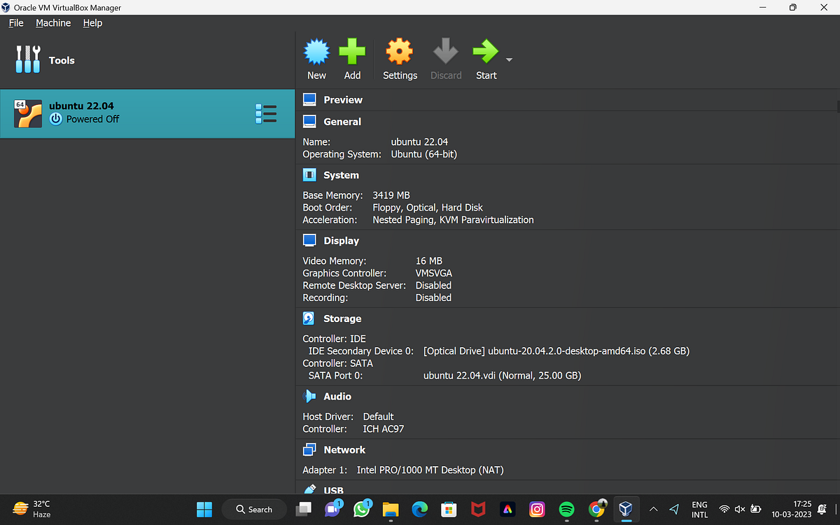 Creating a Virtual Machine of Ubuntu using VirtualBox/VMware - Sakshibhandare - Medium
