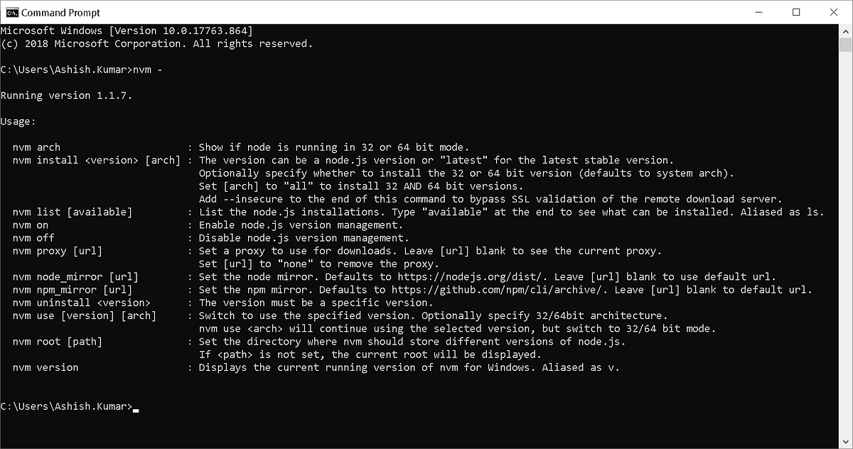 Install and Manage multiple node versions on single windows machine ...