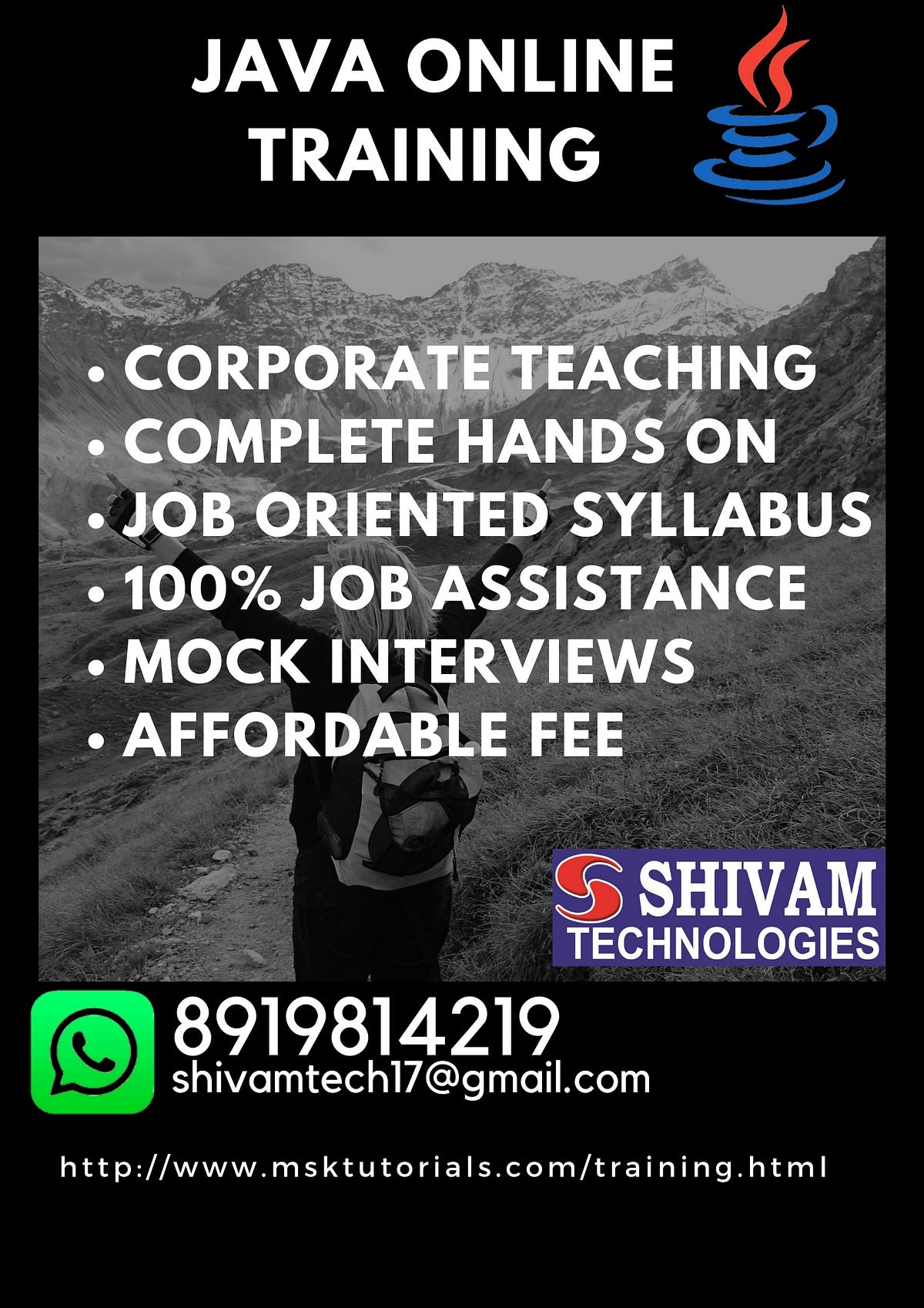 Java Online Training Our Features By Sateeshm Medium